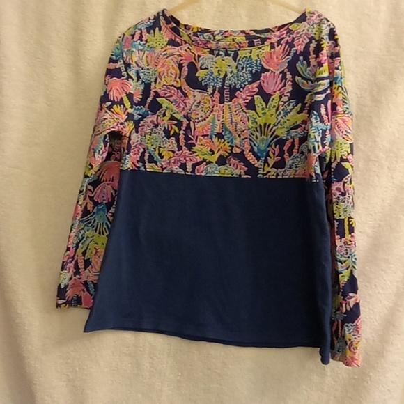 Lilly Pulitzer | Shirts & Tops | Lily Pultizer Size M Girls Long Sleeve ...